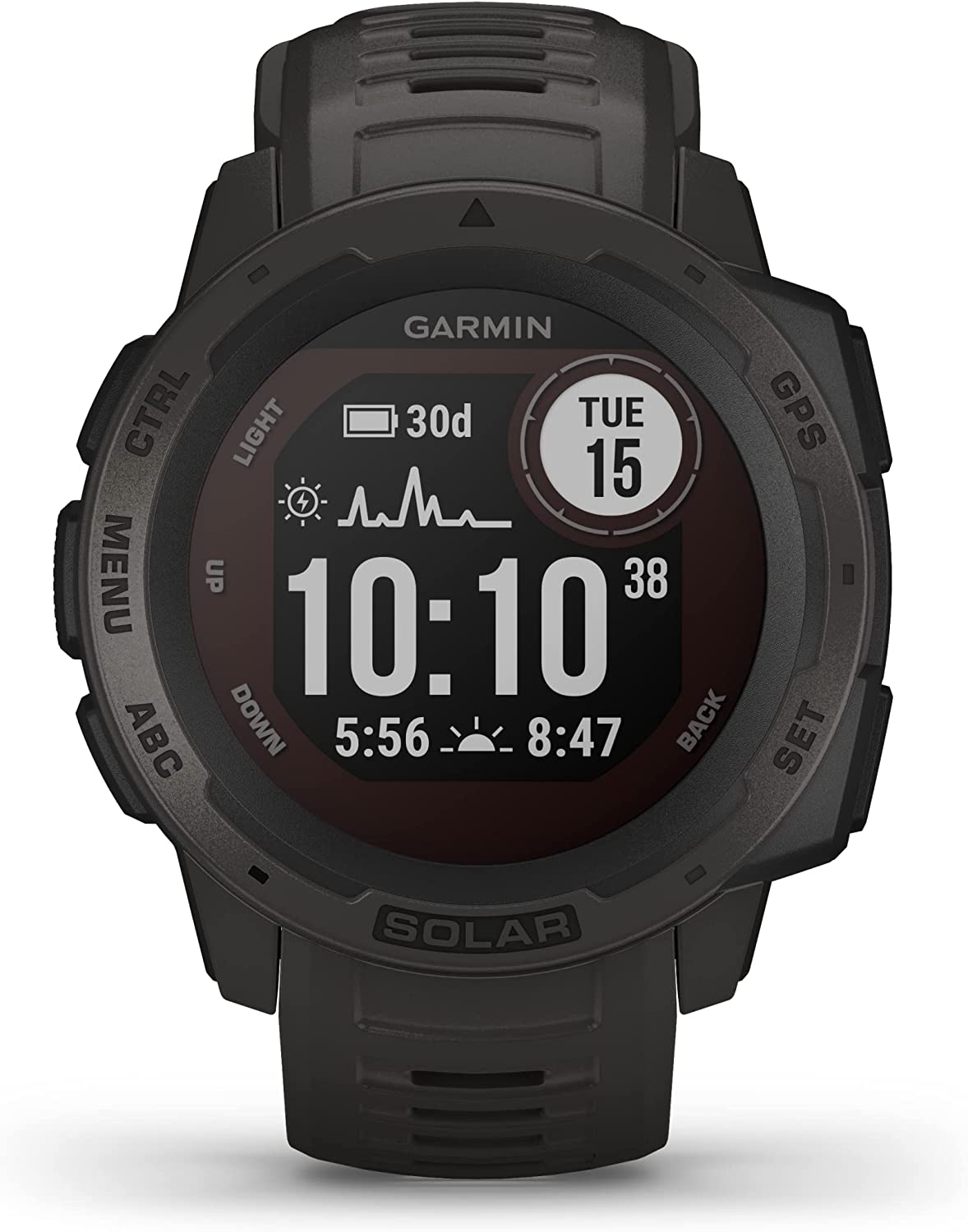 Garmin Instinct Solar Smartwatch GPS impermeabile, Funzione ricarica ...